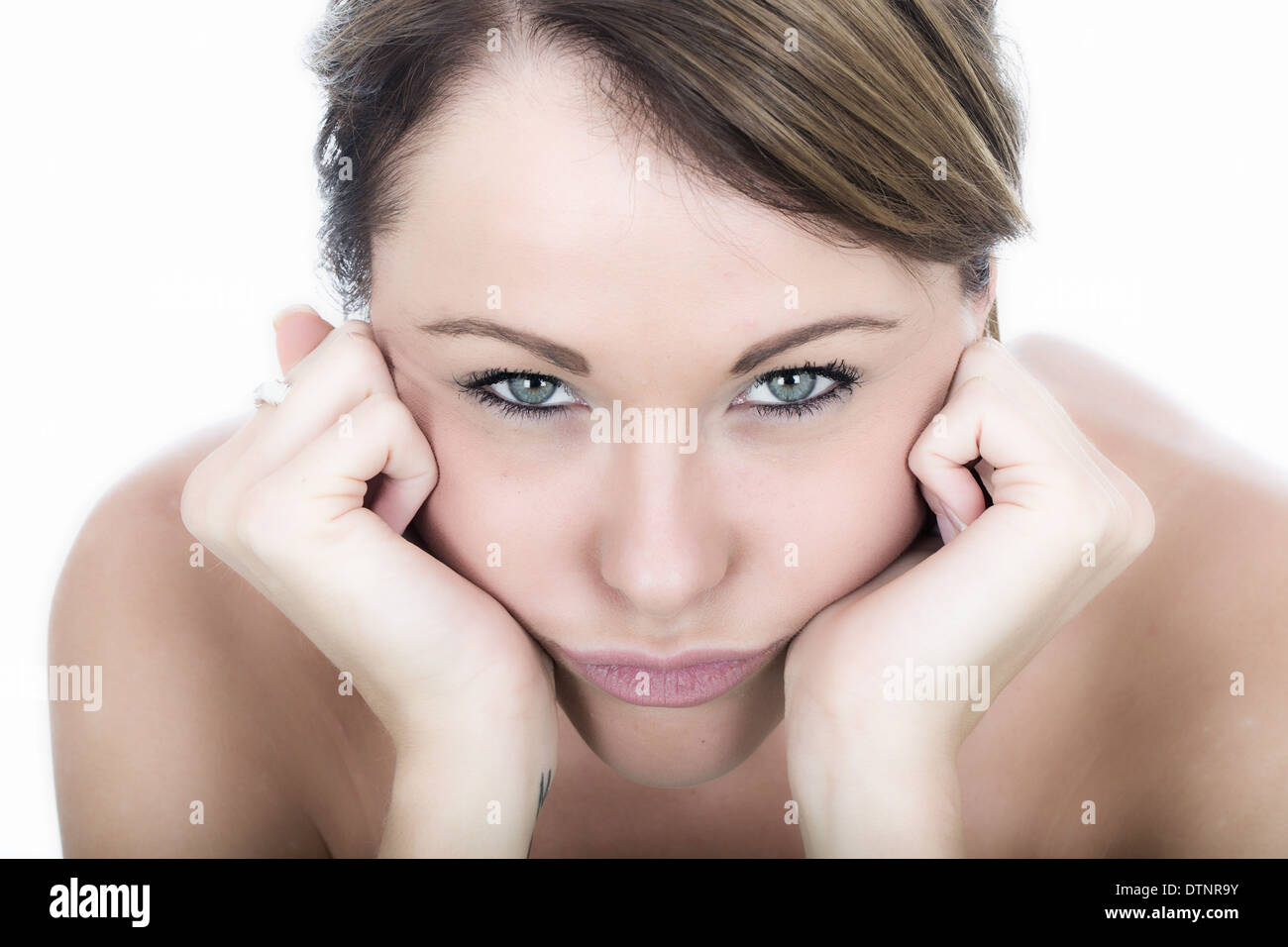 Woman fed up hi-res stock photography and images - Alamy