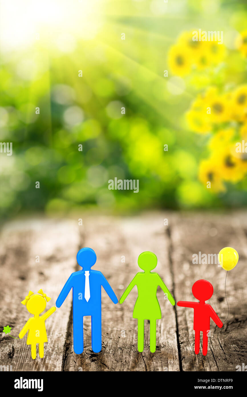3d family hi-res stock photography and images - Alamy
