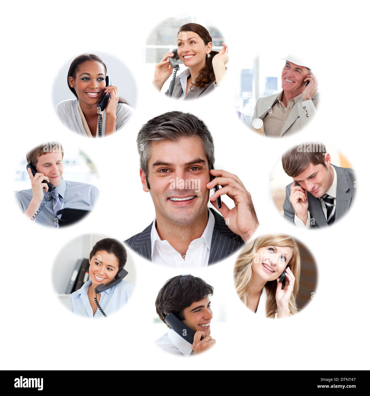 Illustration about business communication Stock Photo - Alamy