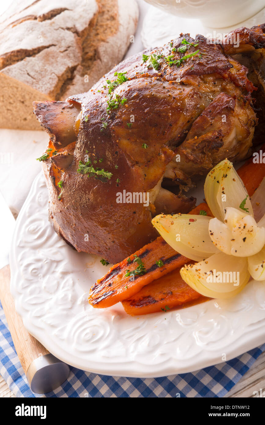 pickled ham hock Stock Photo - Alamy
