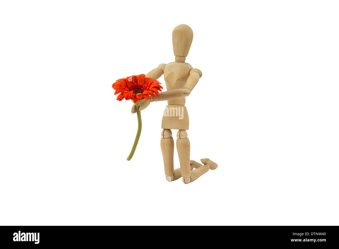 Female model in red Cut Out Stock Images & Pictures - Alamy