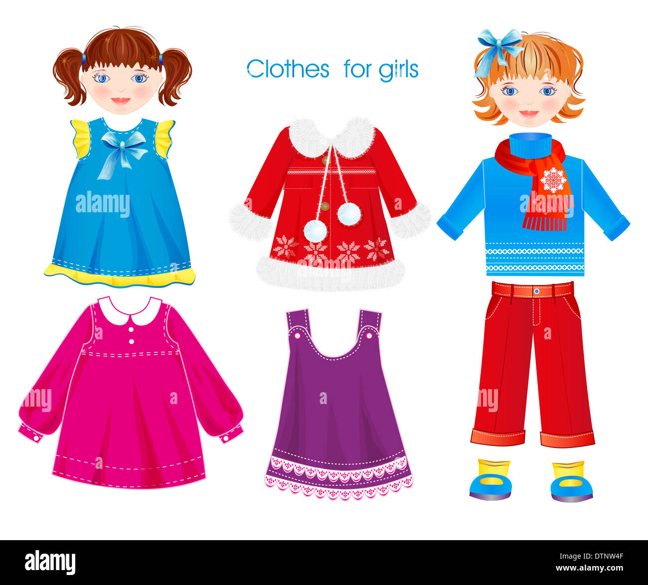 Child summer clothes winter hi-res stock photography and images - Alamy