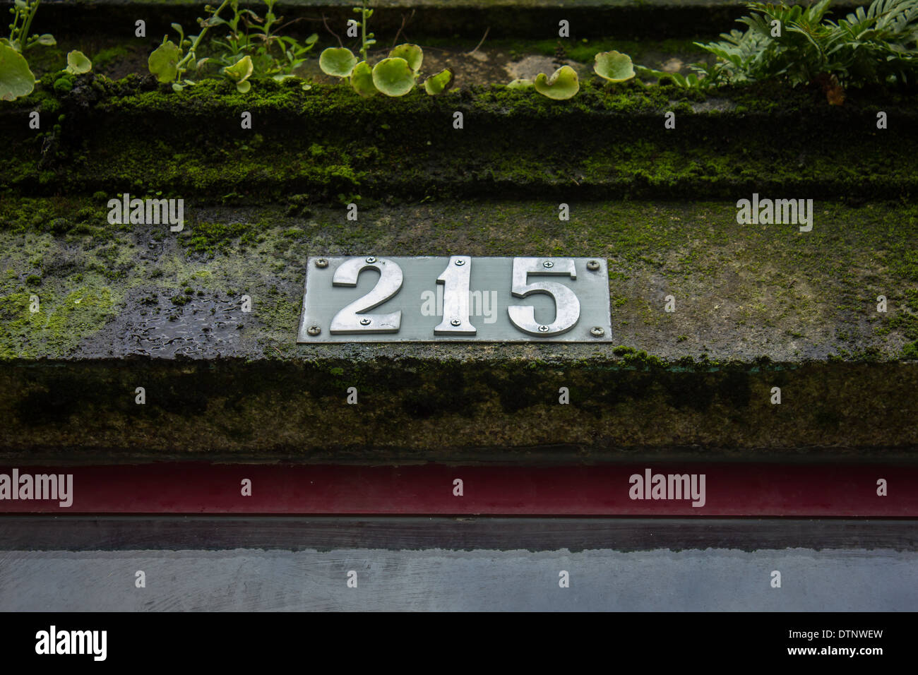 Door number 215 Stock Photo - Alamy