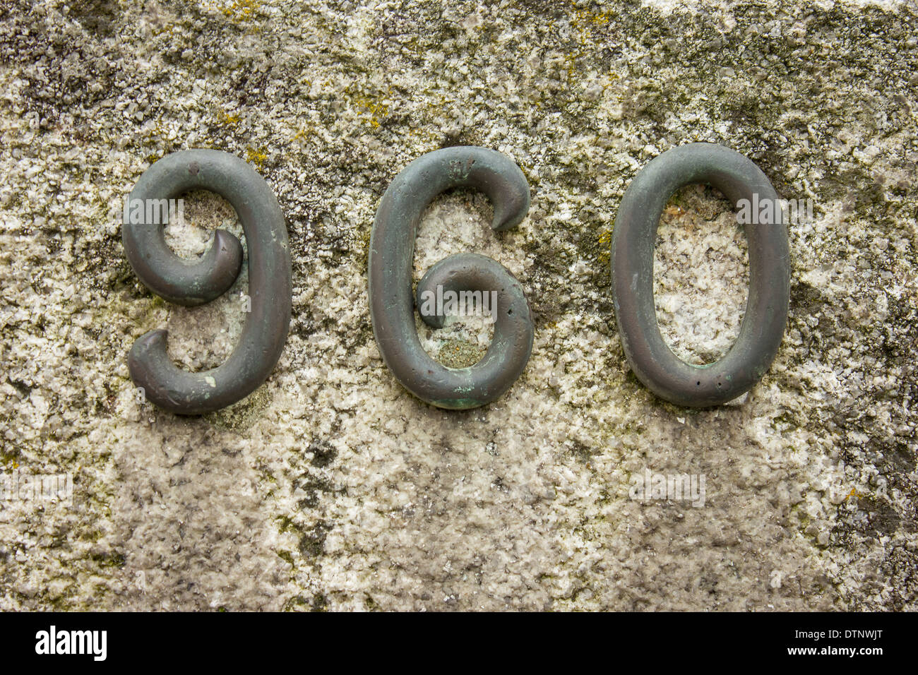 Door number 960 Stock Photo - Alamy