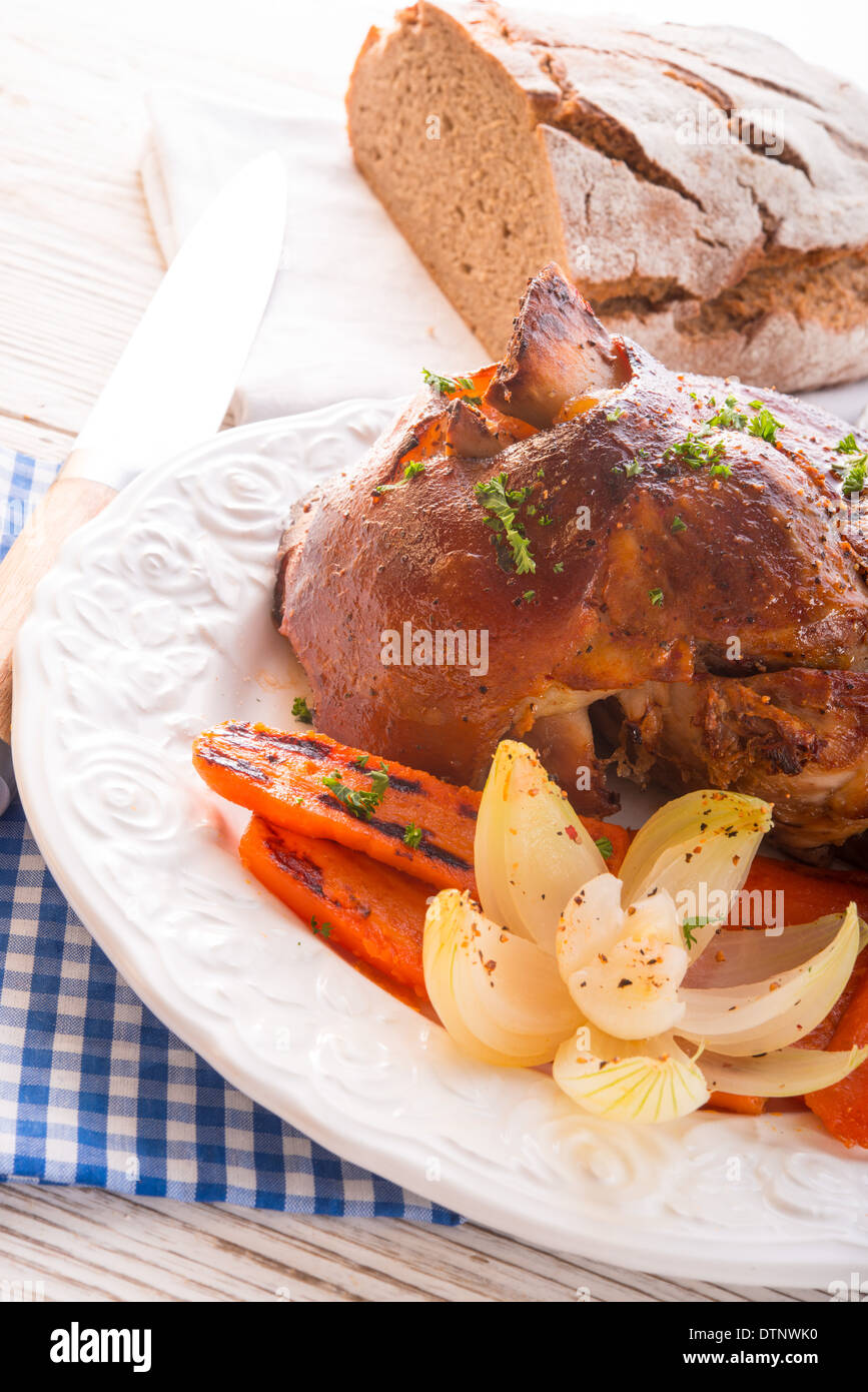 pickled ham hock Stock Photo - Alamy
