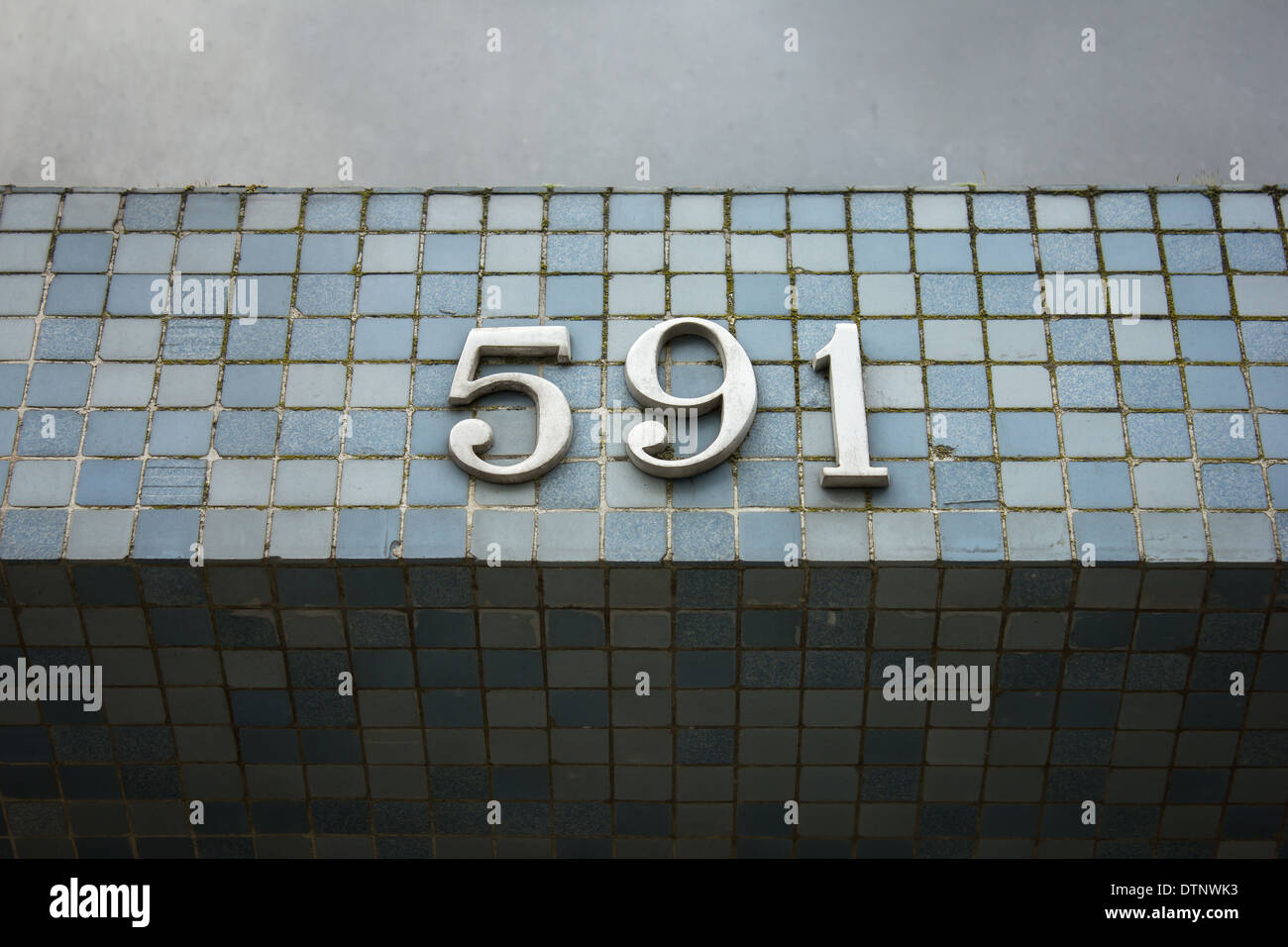 Door number 591 Stock Photo - Alamy