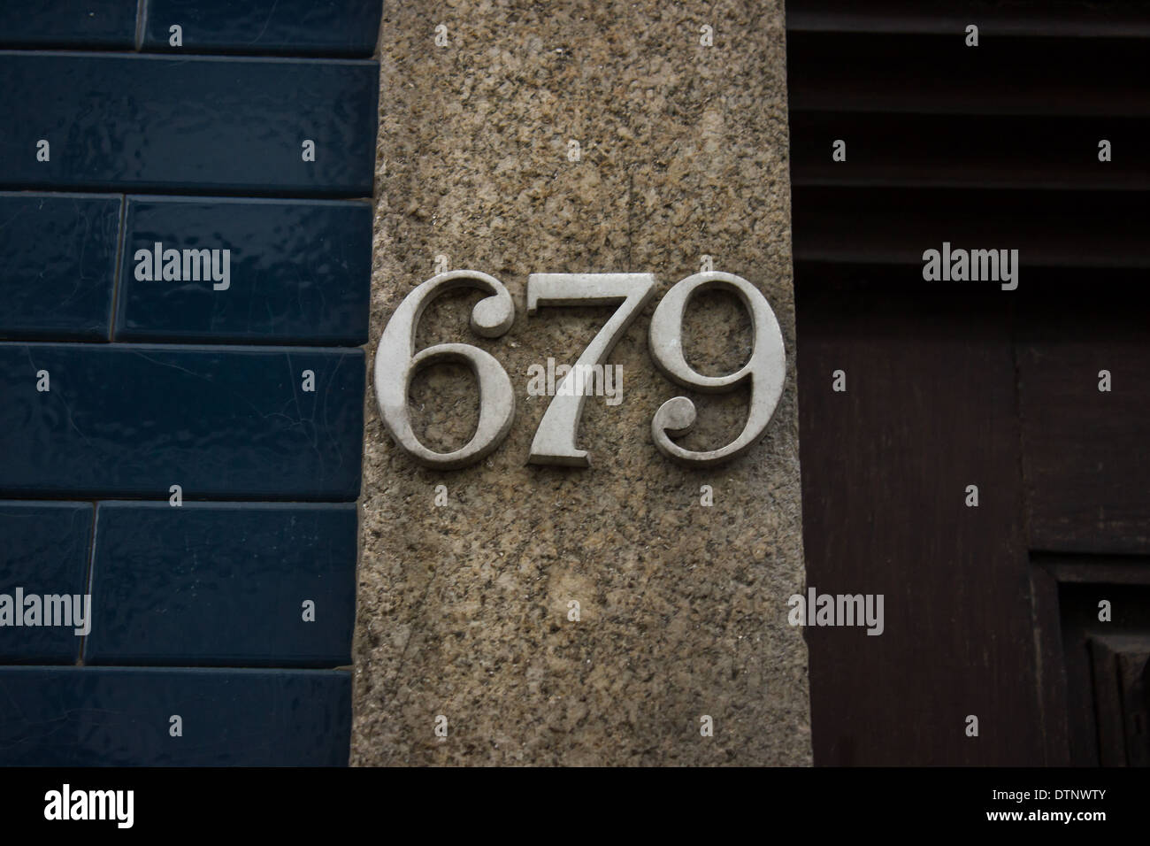 Door number 679 Stock Photo - Alamy