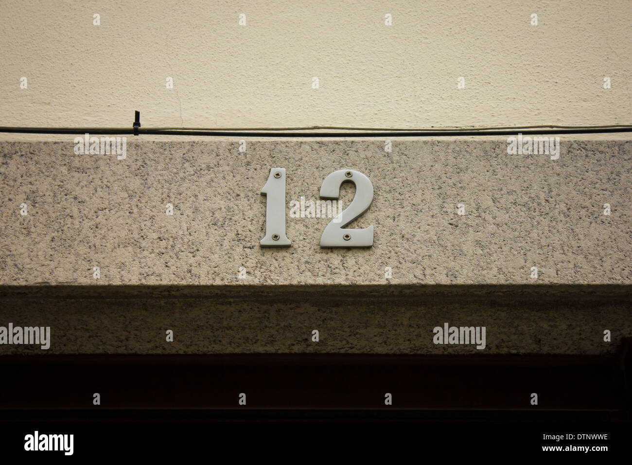 12 number plate hi-res stock photography and images - Alamy