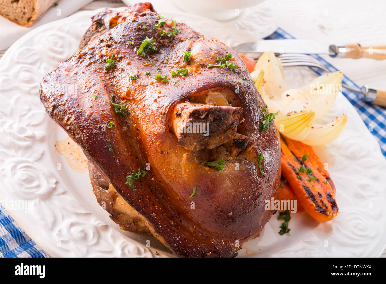 pickled ham hock Stock Photo - Alamy