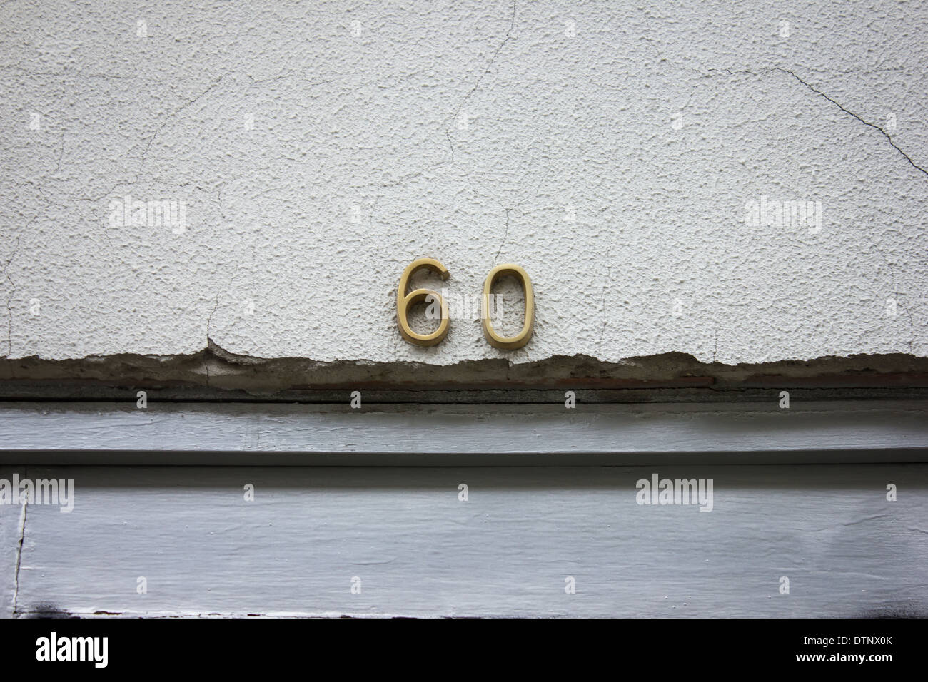 Door number 60 Stock Photo - Alamy