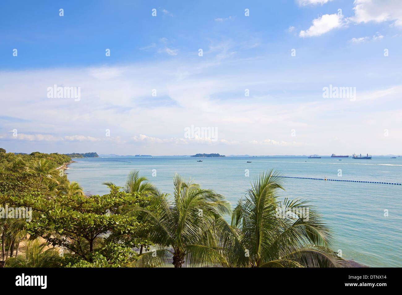 Sentosa island view hi-res stock photography and images - Alamy