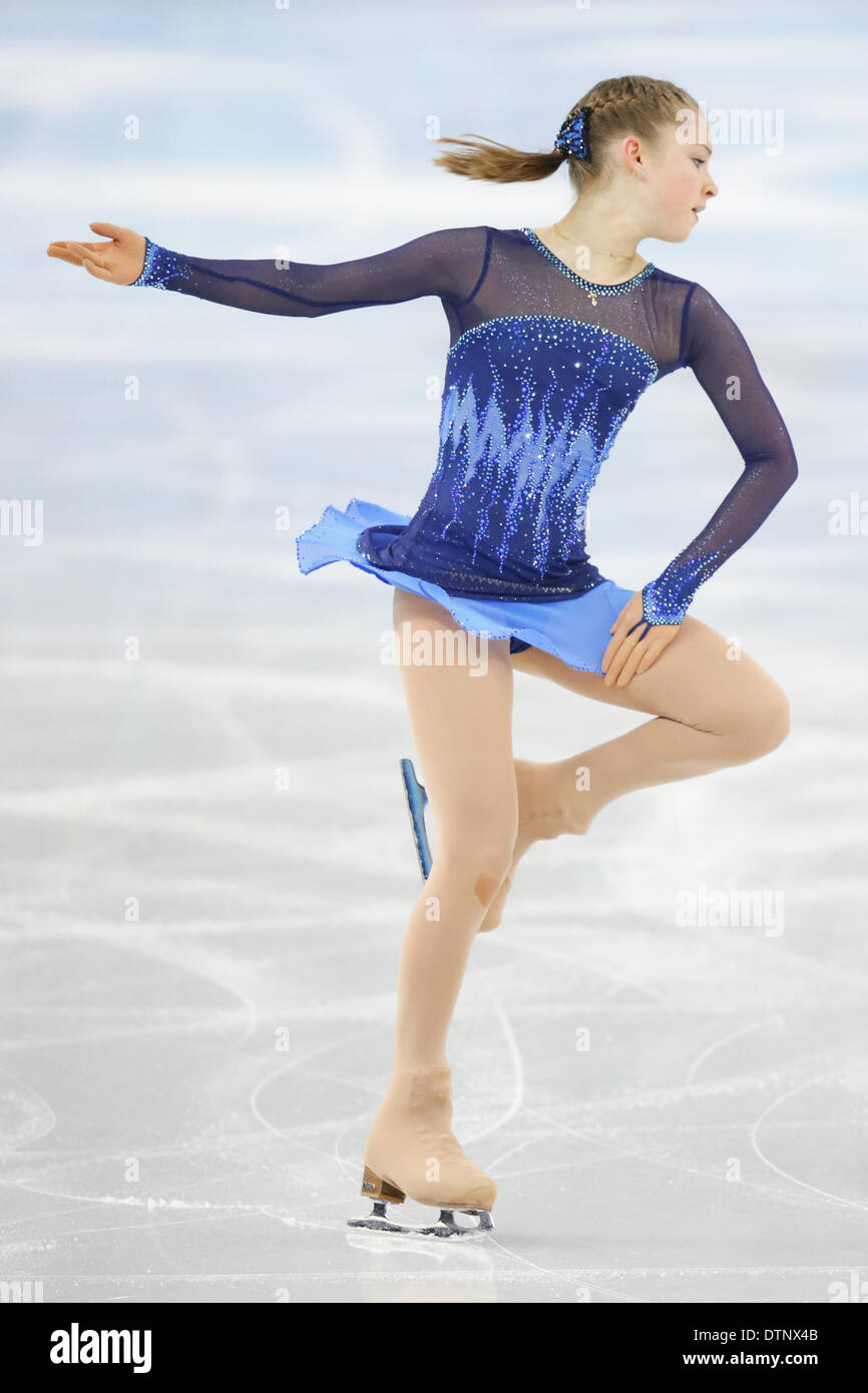 Sochi, Russia. 19th Feb, 2014. Yulia Lipnitskaya (RUS) Figure Skating ...