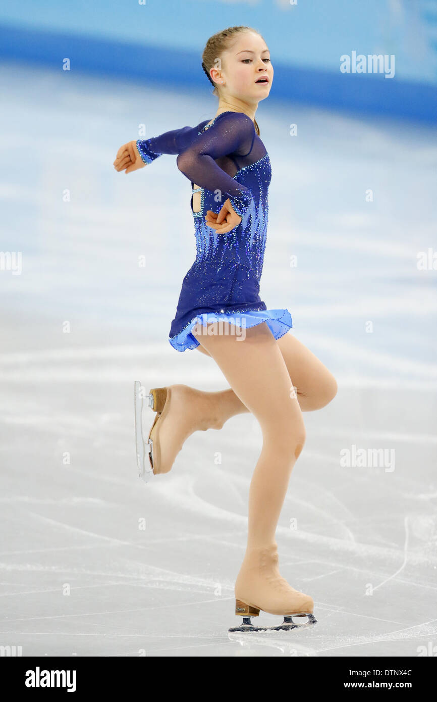 Sochi, Russia. 19th Feb, 2014. Yulia Lipnitskaya (RUS) Figure Skating ...