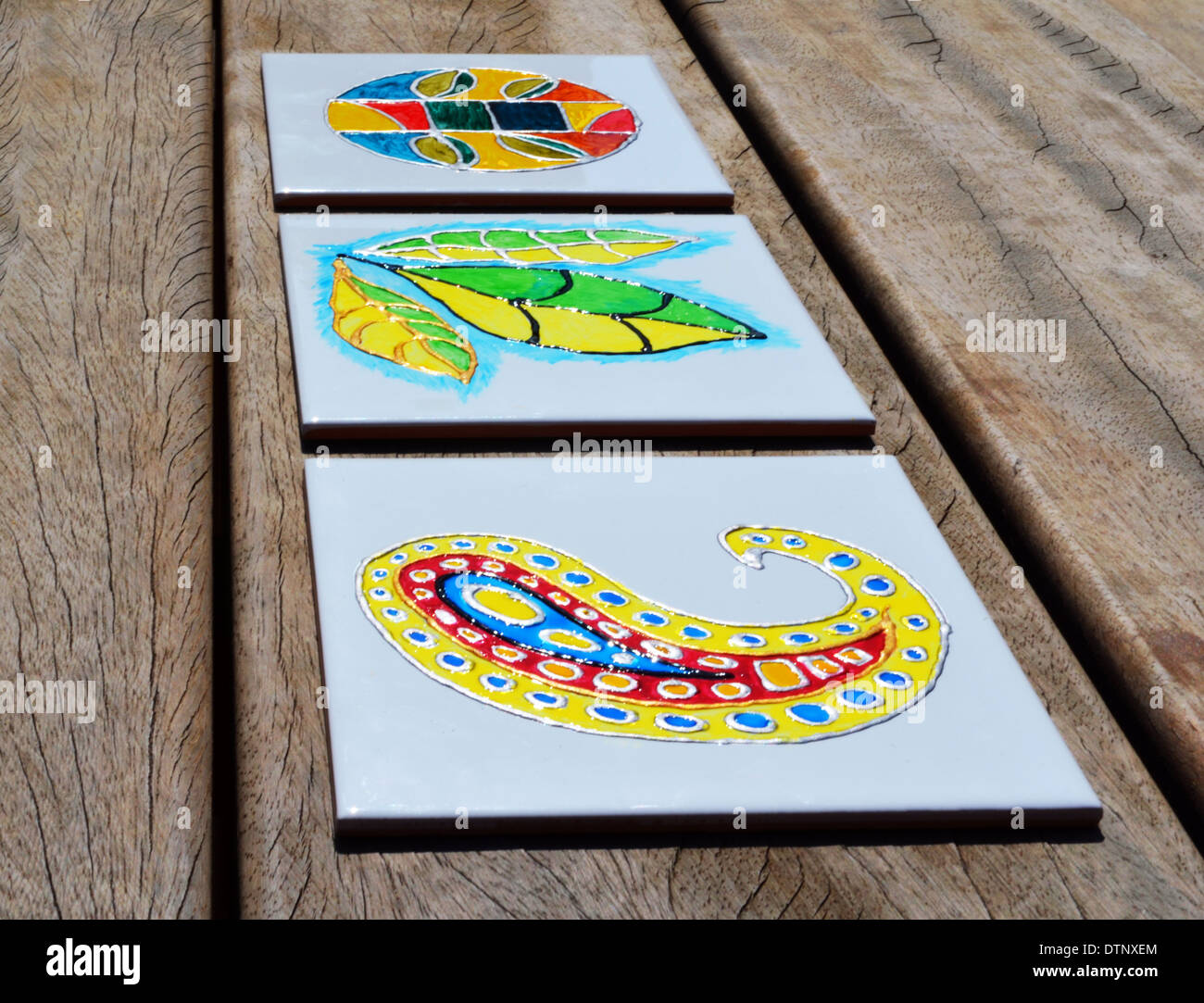 Hand crafted ceramic tiles hi-res stock photography and images - Alamy