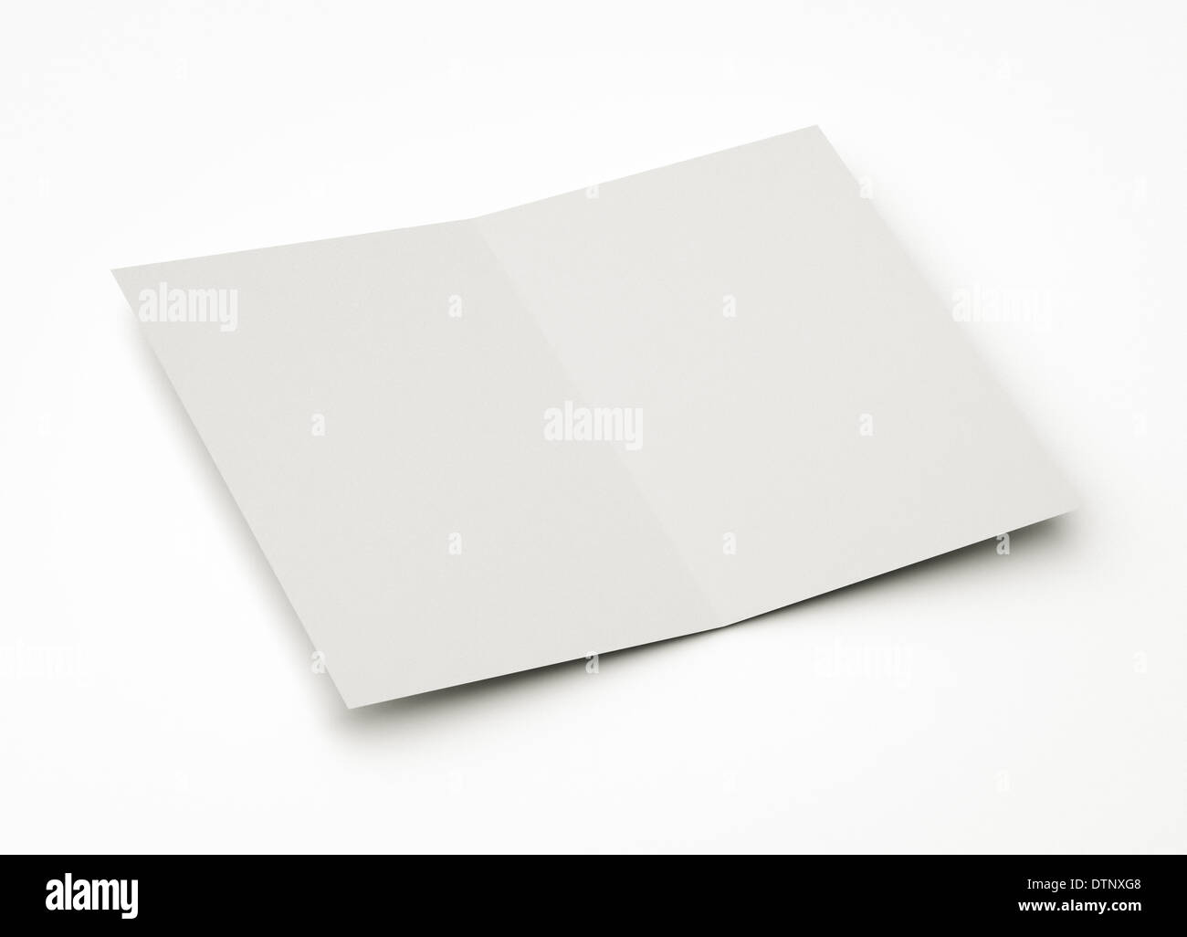 Blank card fold hi-res stock photography and images - Alamy