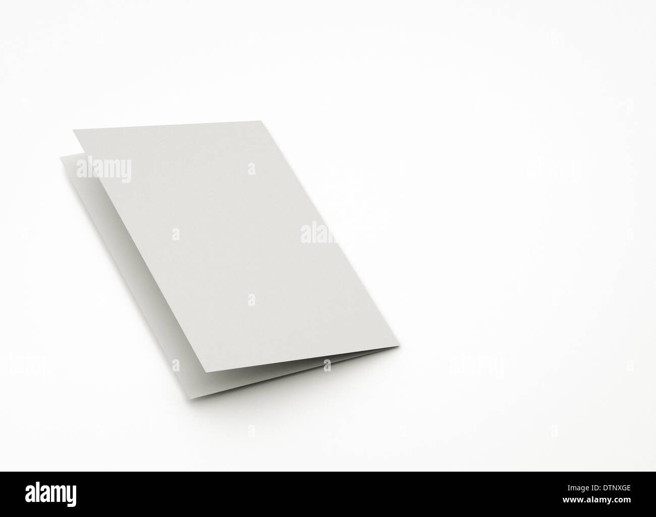 Blank card fold hi-res stock photography and images - Alamy