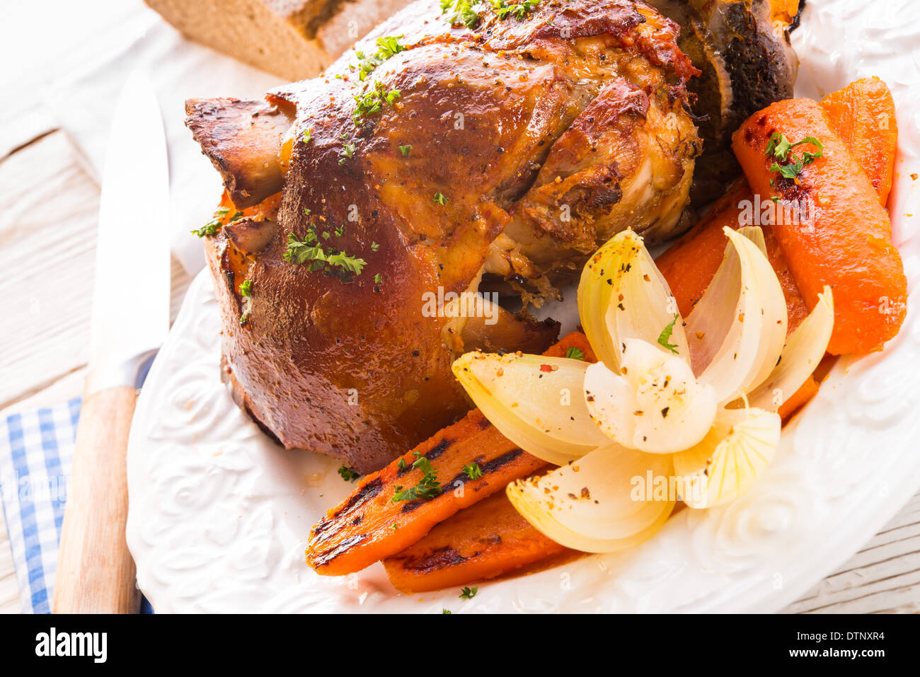 pickled ham hock Stock Photo - Alamy