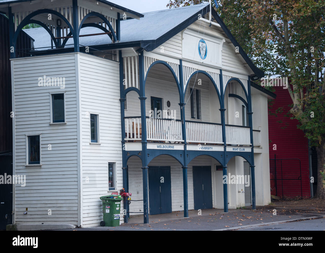 Melbourne Grammar Rowing club melburnia on the banks of the yarra river ...