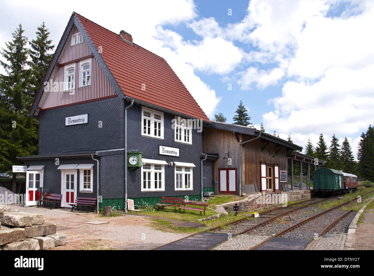Rennsteig Station, Germany Stock Photo - Alamy