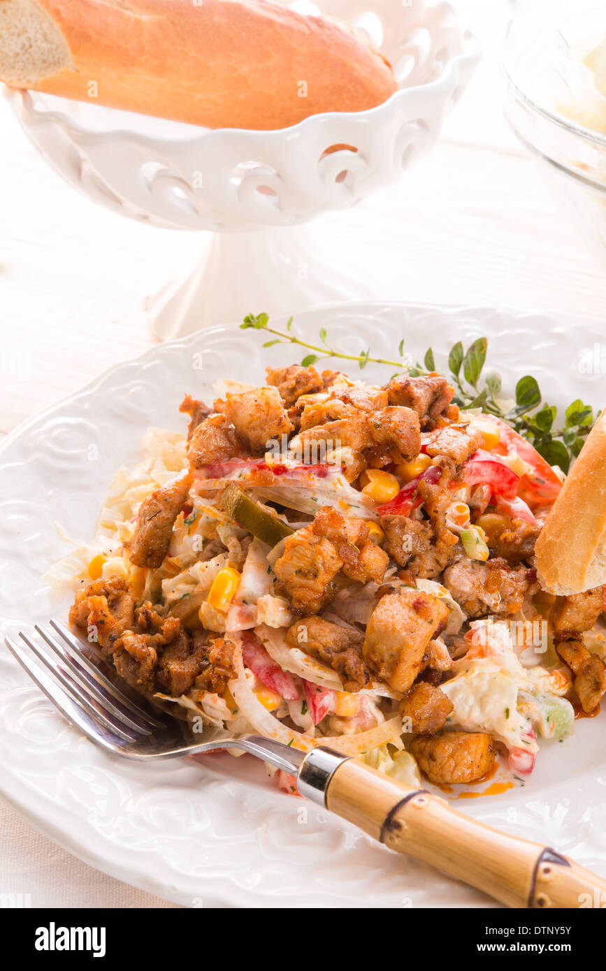 Gyro flat bread hi-res stock photography and images - Alamy