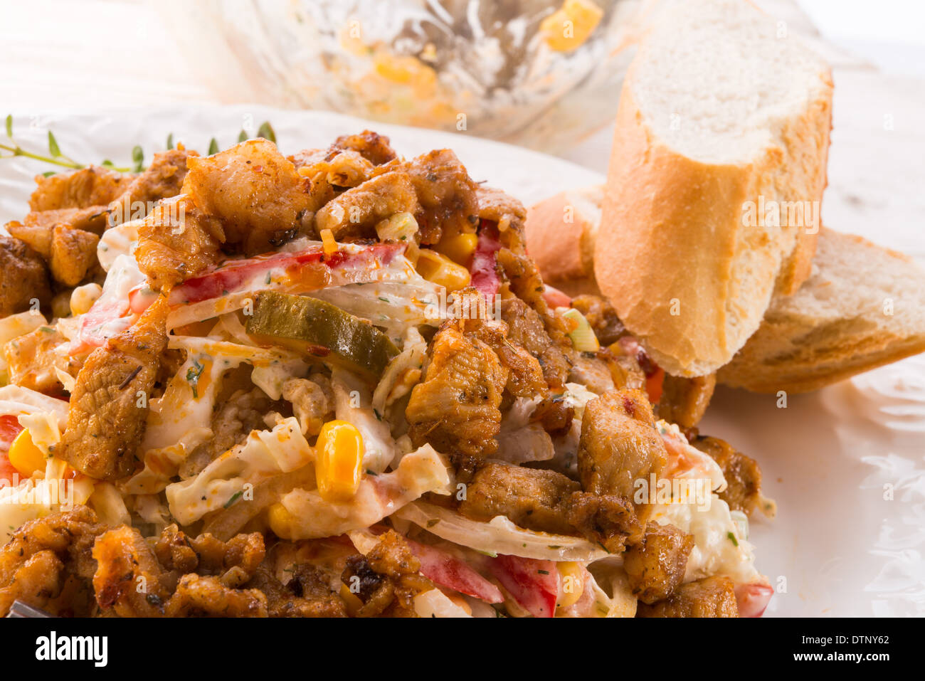 Gyro flat bread hi-res stock photography and images - Alamy