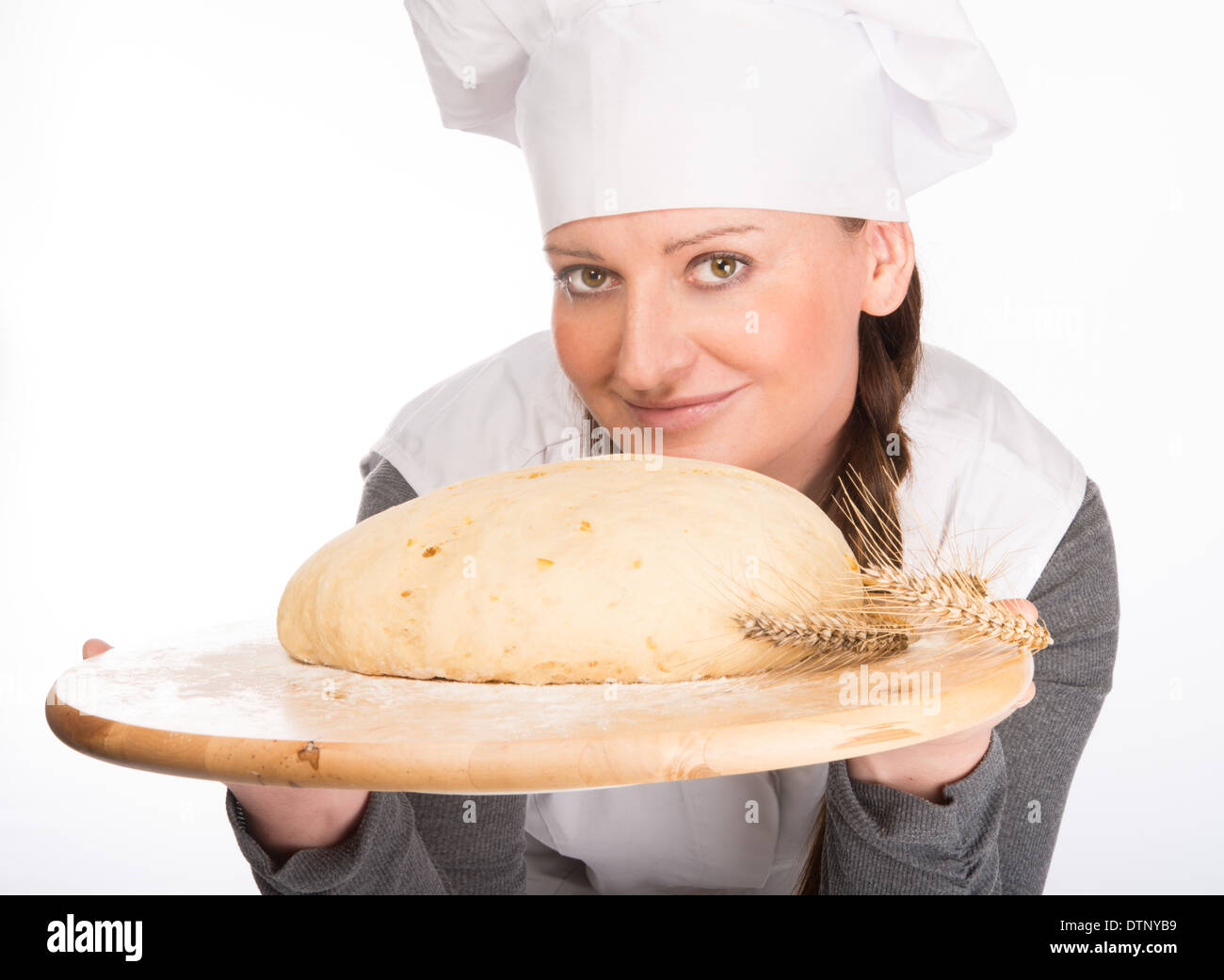 backer with bread dough Stock Photo - Alamy