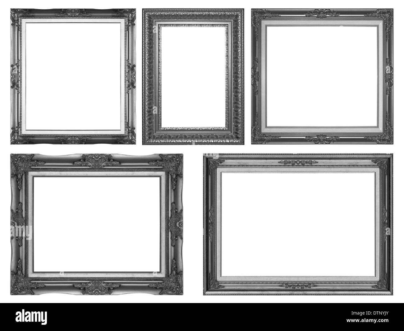 Old Antique Black frame Isolated Decorative Carved Wood Stand Antique ...