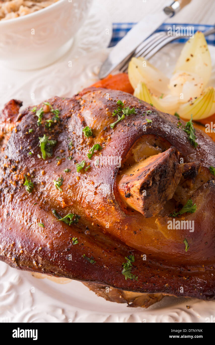 pickled ham hock Stock Photo - Alamy