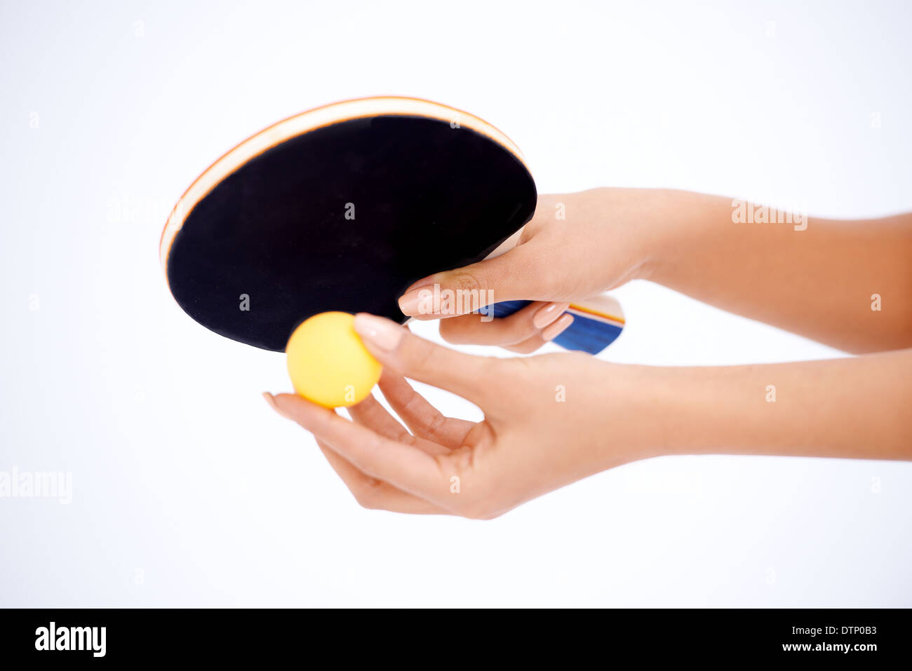 Girl table tennis hi-res stock photography and images - Alamy