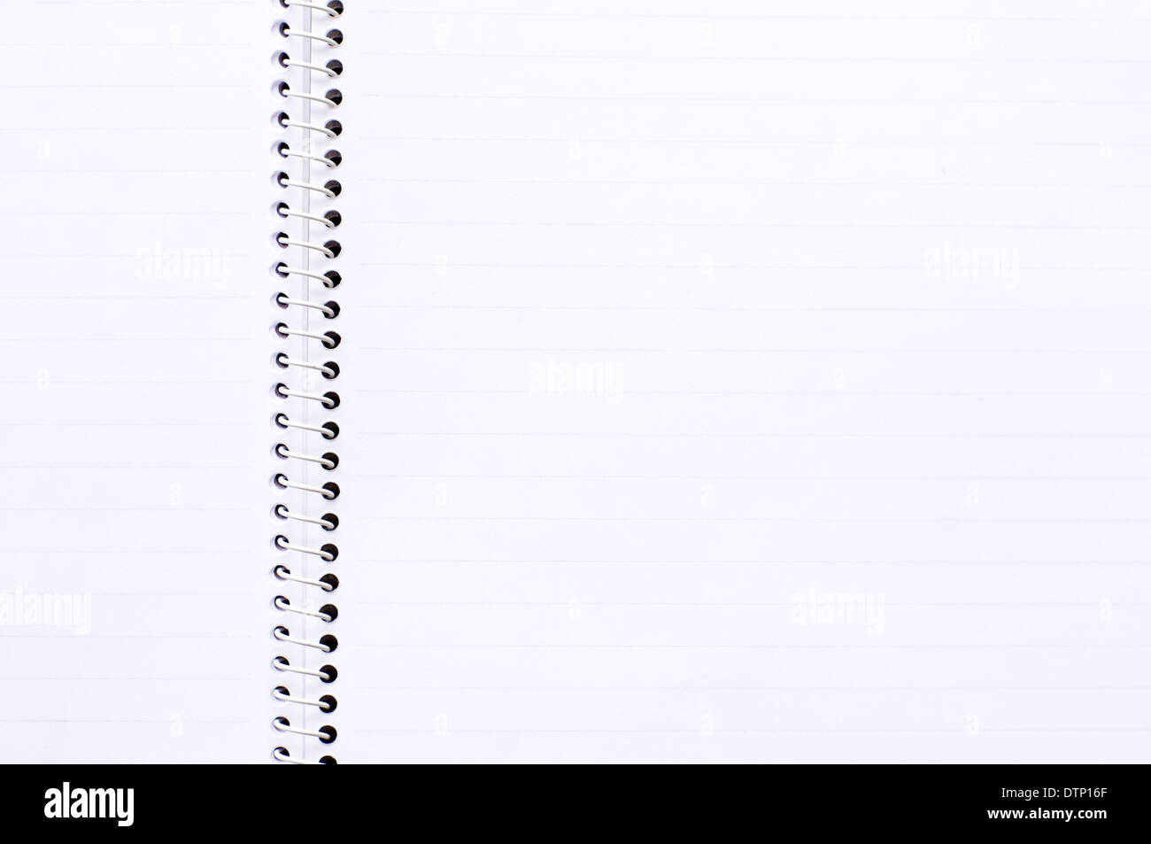 Notebook page Cut Out Stock Images & Pictures - Alamy