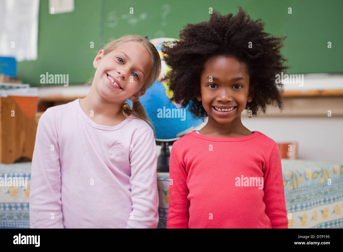 Cute schoolgirls posing hi-res stock photography and images - Alamy