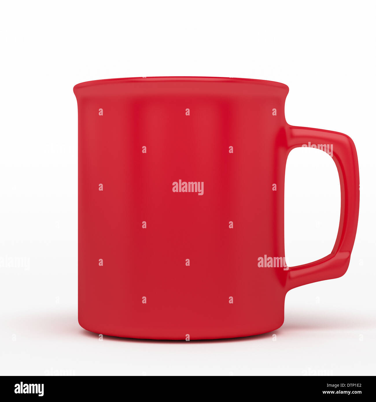 red coffee mug Stock Photo - Alamy