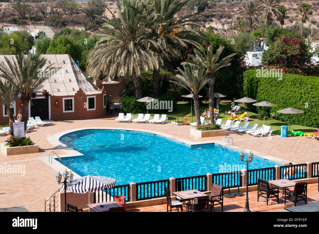 Swimming pool, Agadir, Morocco, Africa Stock Photo - Alamy