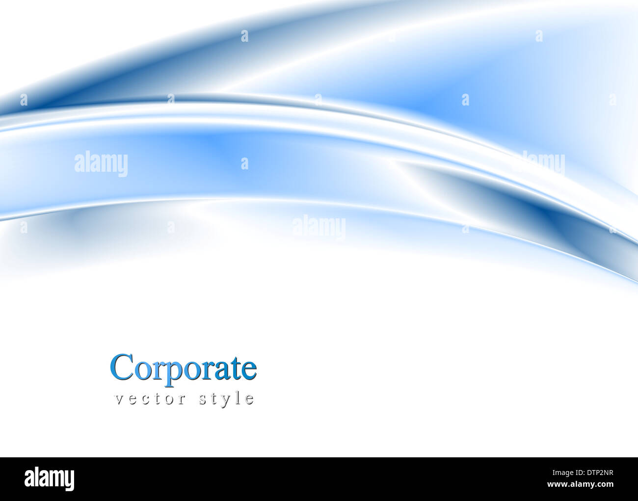 Smooth vector waves abstract design Stock Photo - Alamy