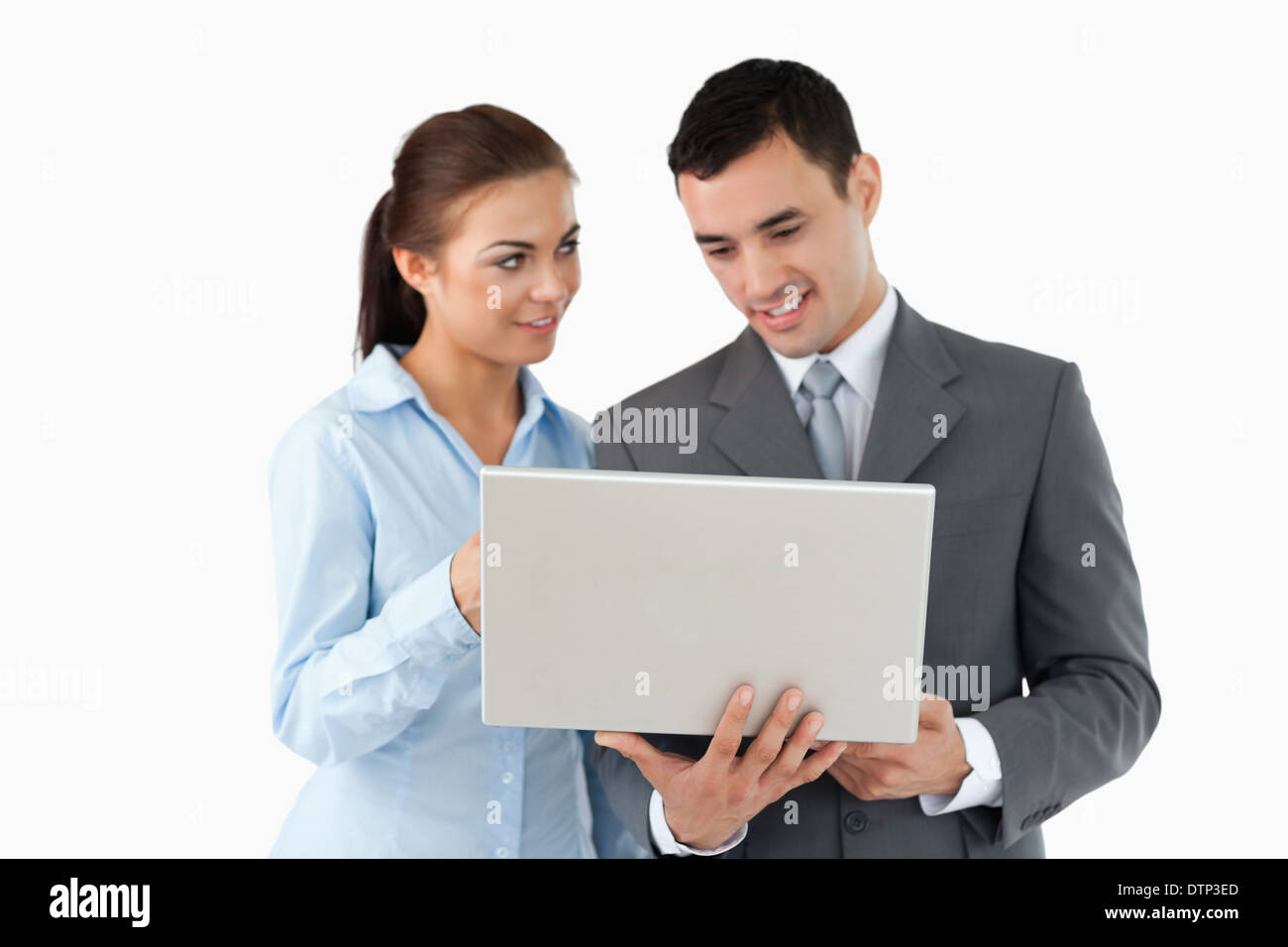 Mixed race business partners using hi-res stock photography and images ...