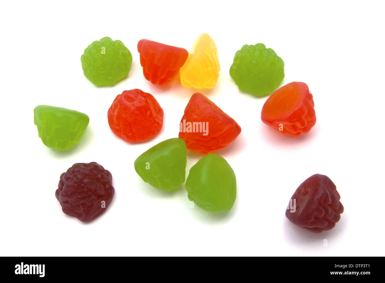Colorful fruits candy Stock Photo - Alamy