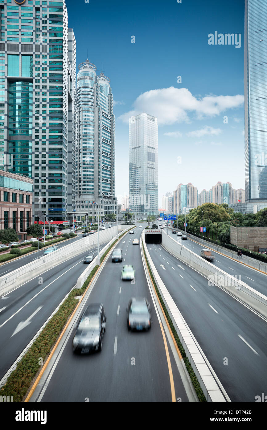traffic in shanghai Stock Photo - Alamy