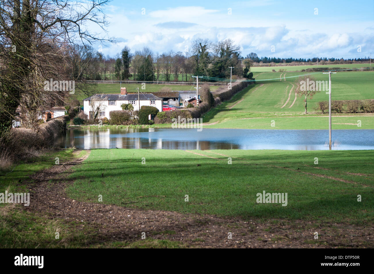 Running water through fields puts Deane at danger of serious flooding ...