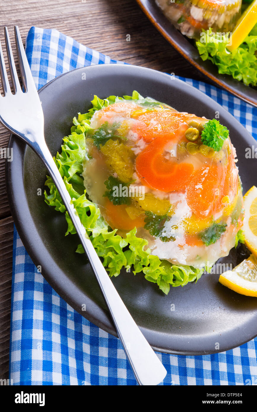 Beef tongue aspic hi-res stock photography and images - Alamy