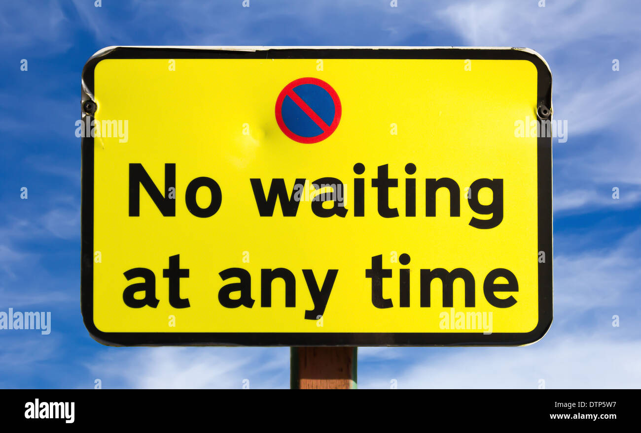 Waiting Sign New Parking Restrictions Across Wokingham Borough Set To