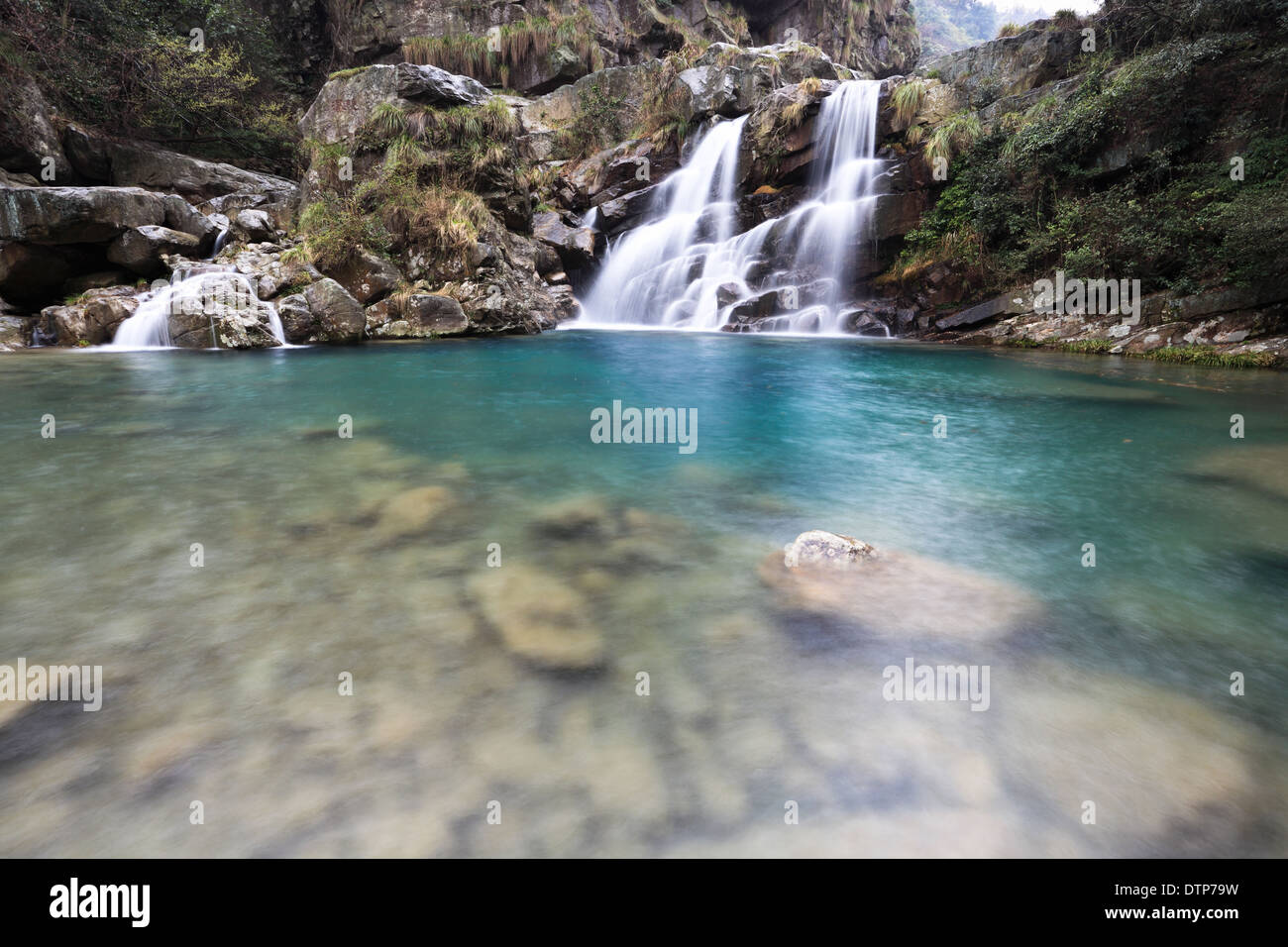 Double waterfall hi-res stock photography and images - Alamy
