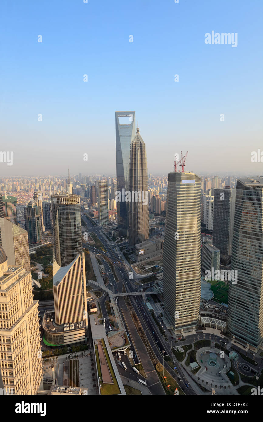 aerial view of shanghai Stock Photo - Alamy
