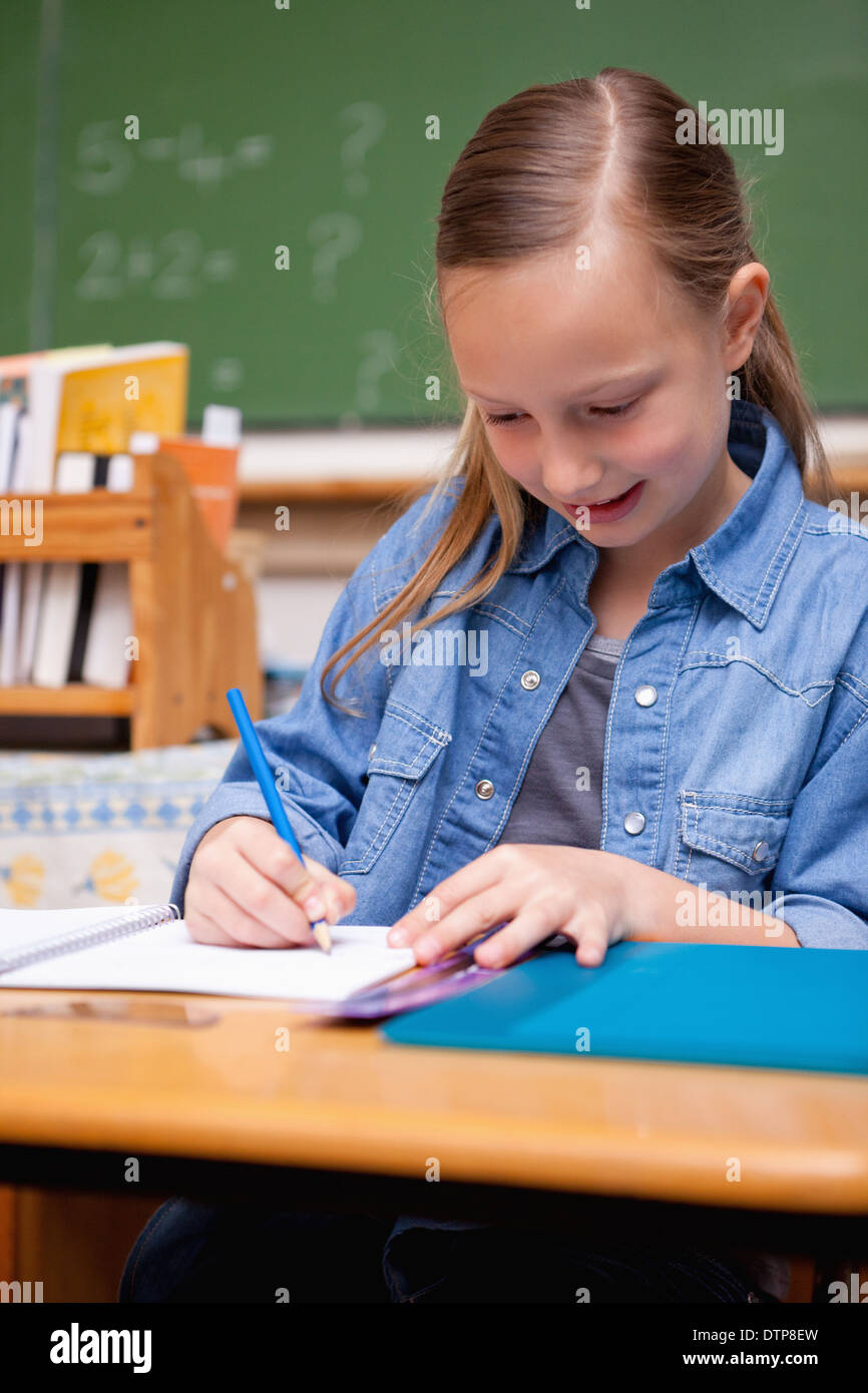 Portrait pretty schoolgirl classroom hi-res stock photography and ...