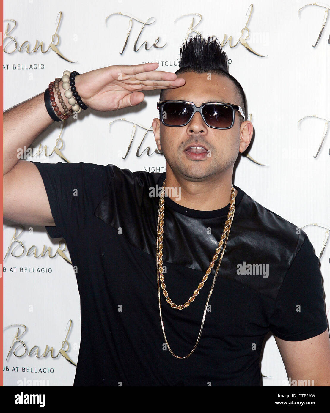 Las Vegas, Nevada, USA. 21st Feb, 2014. Reggae singer Sean Paul arrives ...