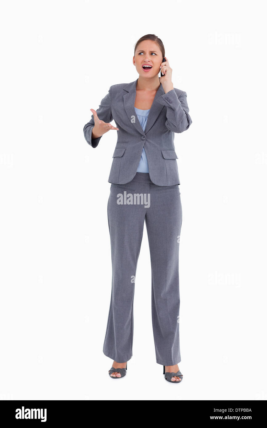Angry caller hi-res stock photography and images - Alamy
