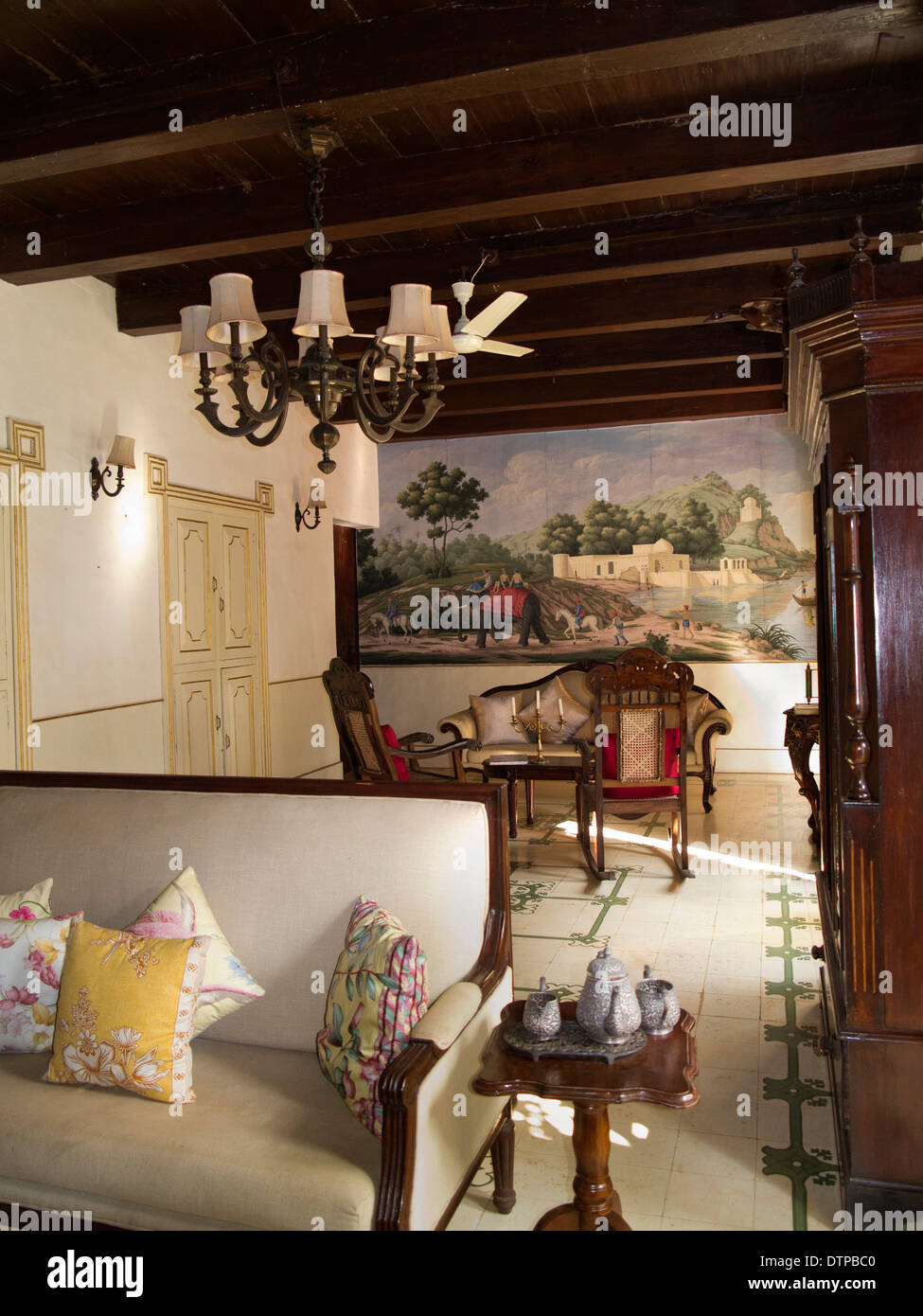 India, Goa, Siolim House, Portuguese colonial era mansion accommodation ...