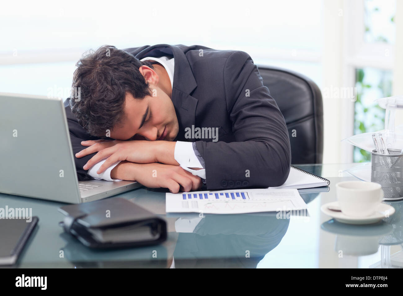 Sleeping salesman hi-res stock photography and images - Alamy