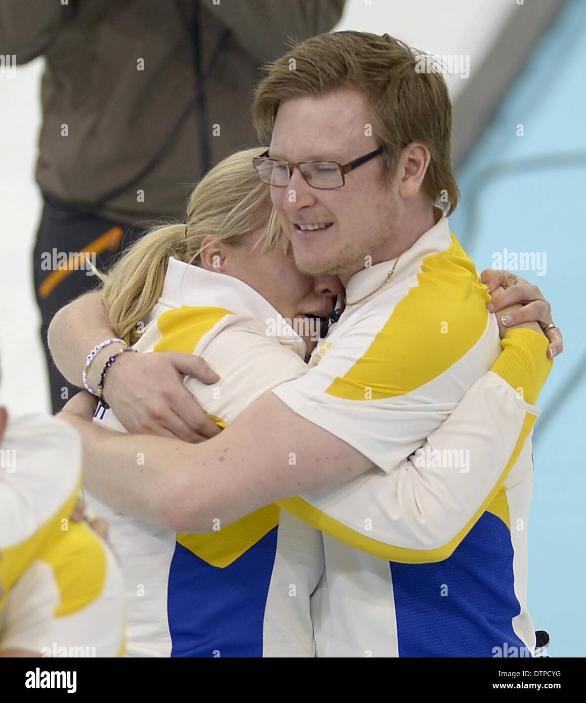 Russia 21st february 2014 swedish coach eva lund hi-res stock ...