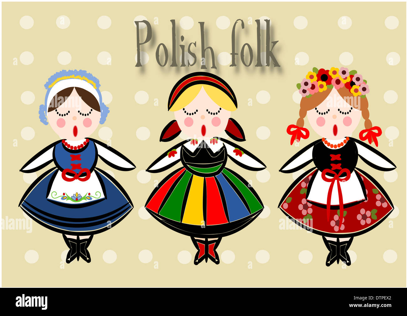 Polish folk dance region poland hi-res stock photography and images - Alamy