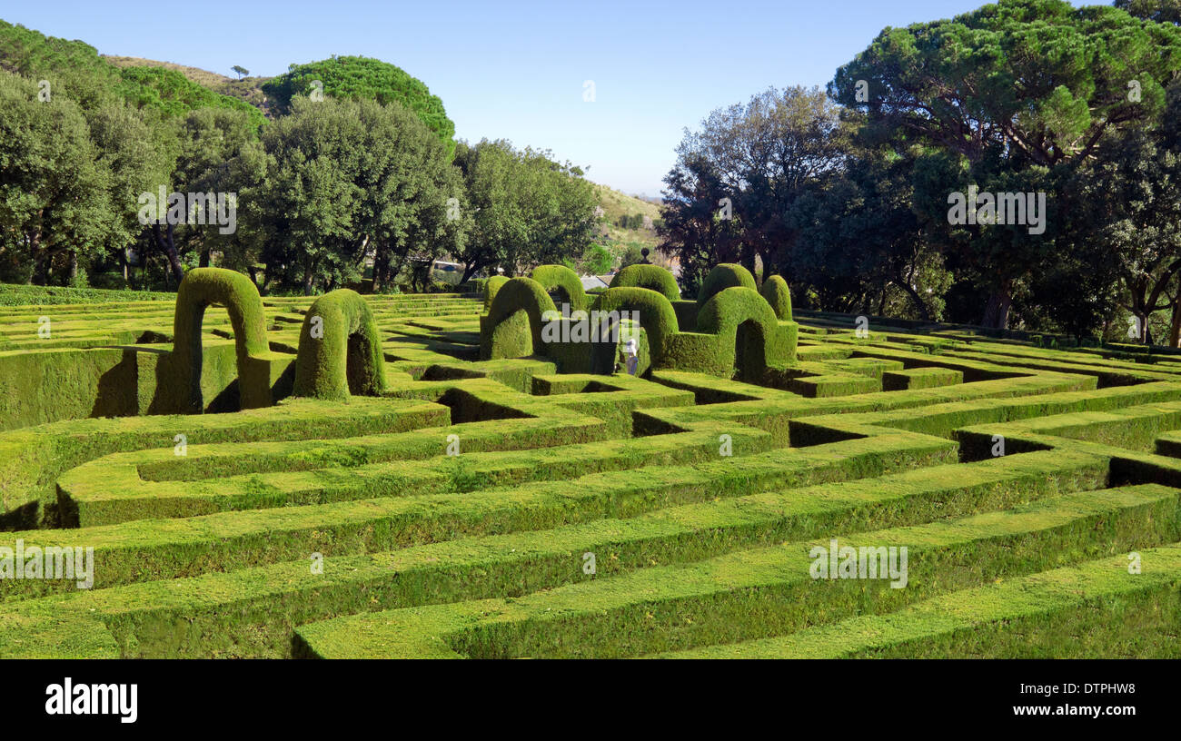 Horta Labyrinth. Passeig de Castanyers. Barcelona city, Catalonia ...